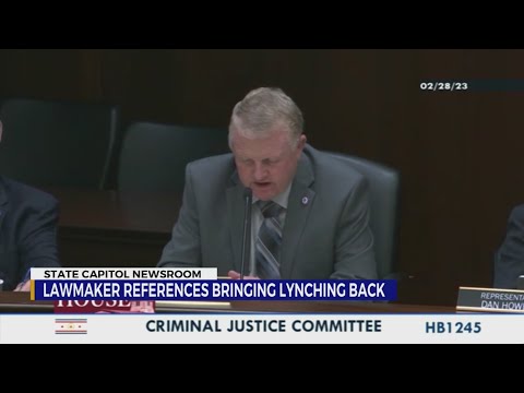 Lawmaker references bringing lynching back