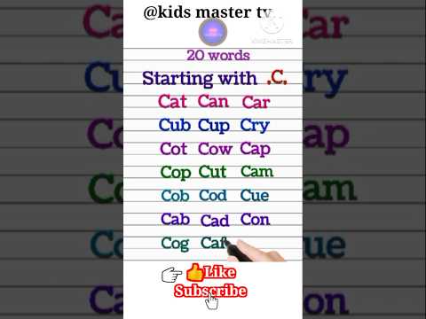 20 words starting with C|phonic sound C words|C letter words #shorts#trending#shortvideo#viralvideo
