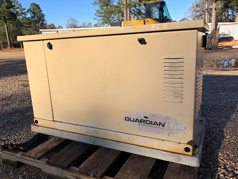 Generac Guardian Plus 15 KW LP Natural Gas Standby Generator SN5148 Lot#403