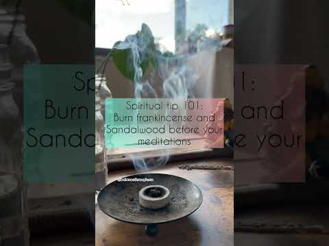 Spiritual tip: enhance your meditations #frankincense #sandalwood #meditation