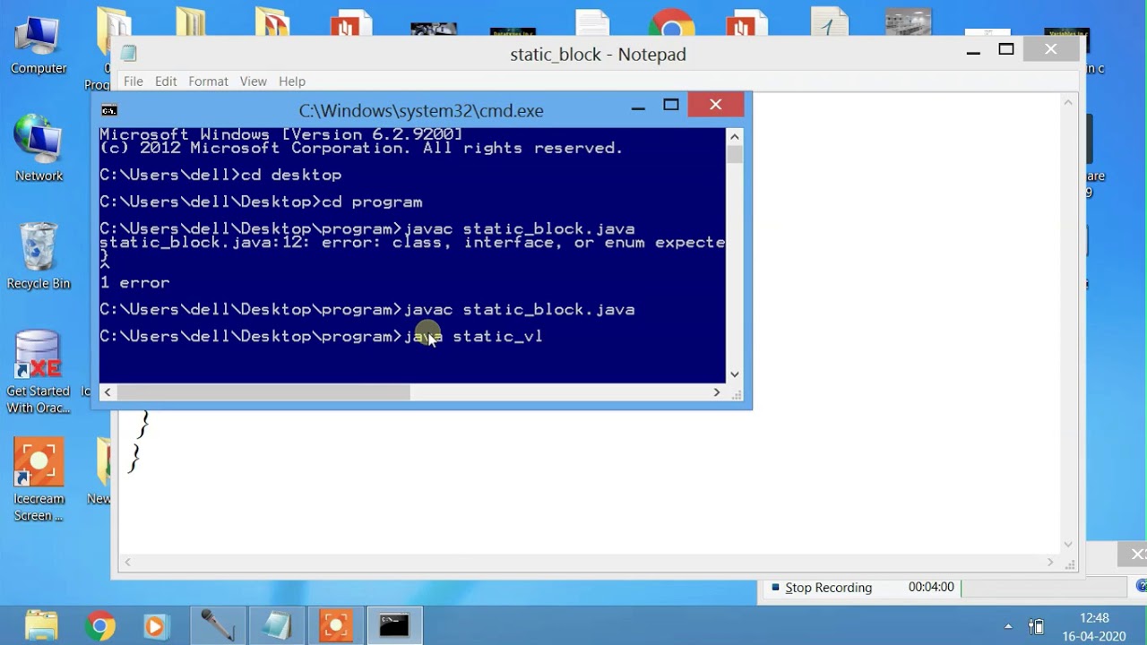 static block in java - Lecture 10