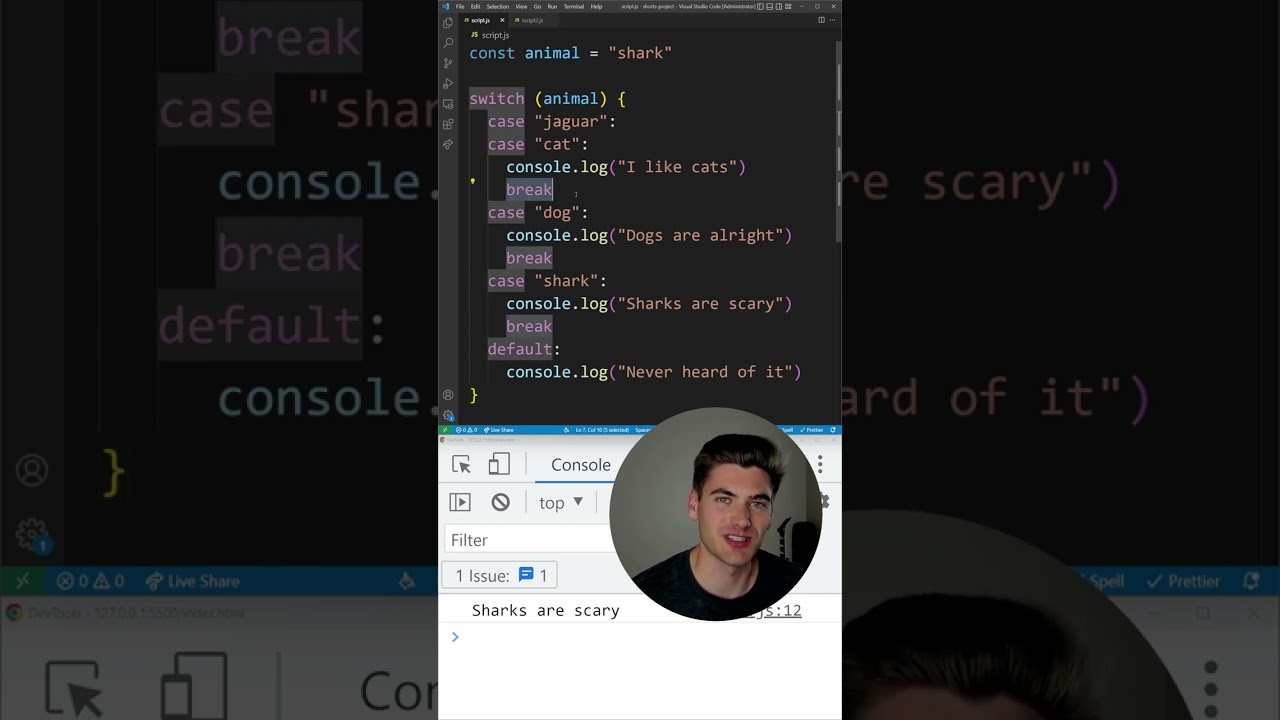 Learn Switch Statements In 1 Minute