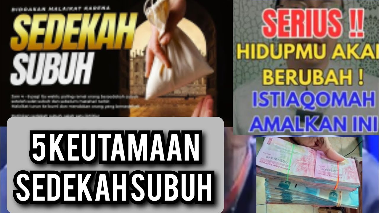 5 Keutamaan sedekah subuh dan cara sederhana melakukannya