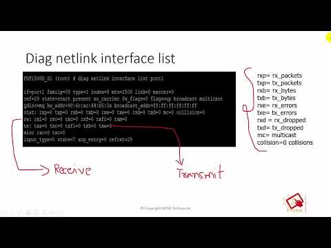 Fortigate - Interface Issue and counters explained #fortigate #fgt #intcounters #rxerror #txerr #crc
