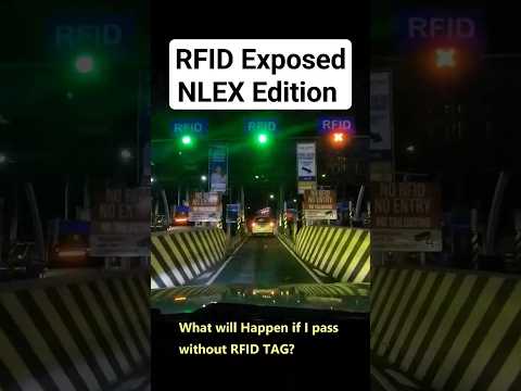 Evasion Unveiled: NLEX RFID Lane Breach Exposed / Opting for Cash Payment Amidst RFID Woes #shorts