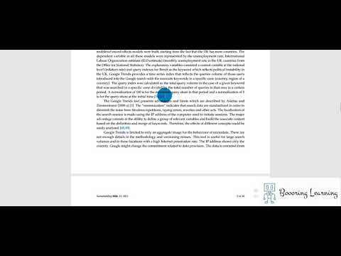 a study on google trends and UK unemployment
