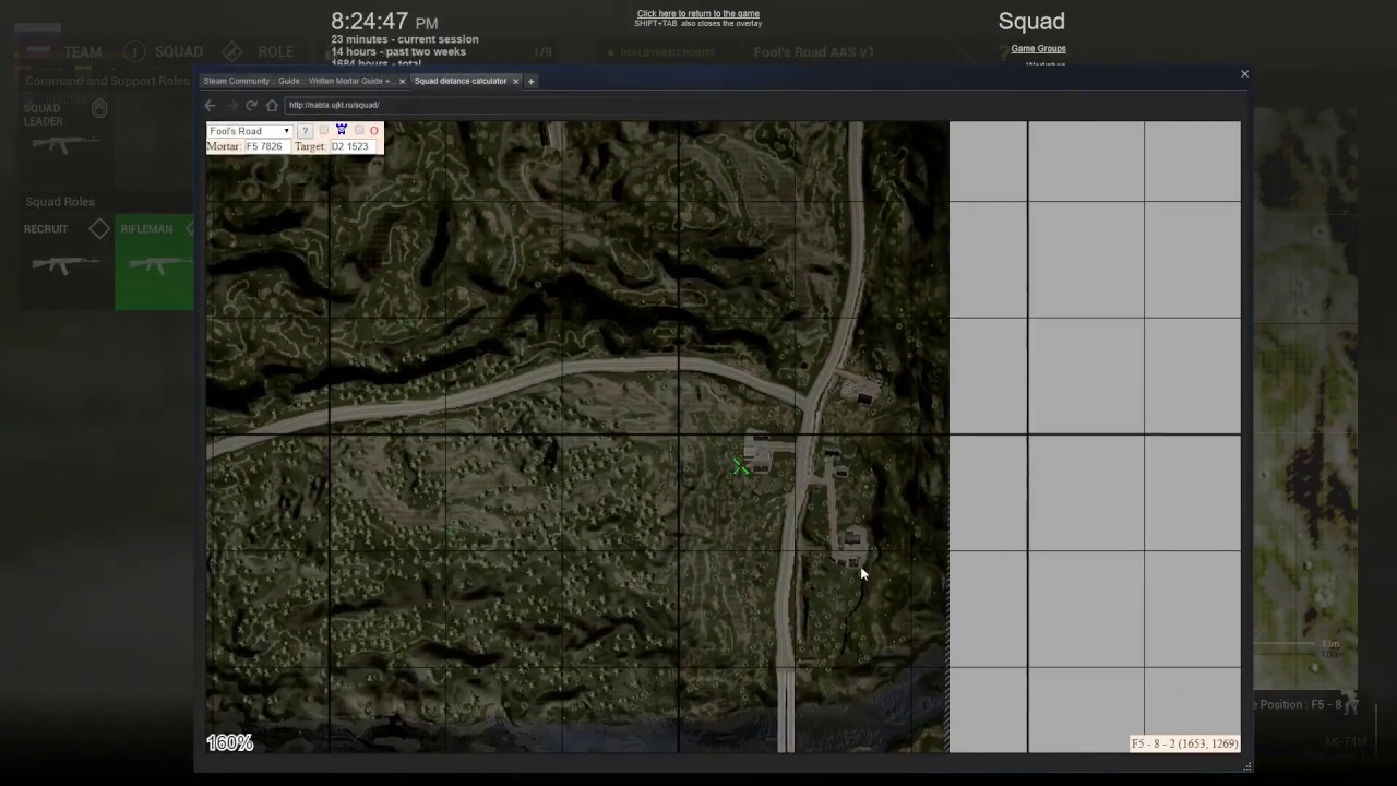 Interactive Map/Calculator Tutorial - Squad V10