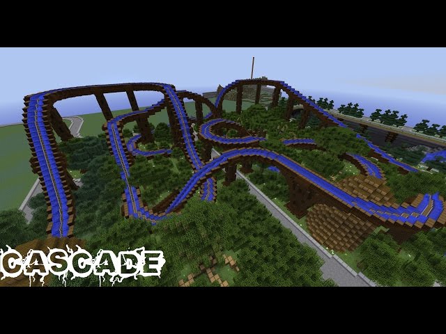 Minecraft Roller Coaster - Cascade Minecraft Map
