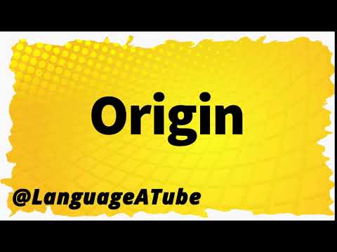 Origin Pronunciation ⚡️ How To Pronounce Origin!
