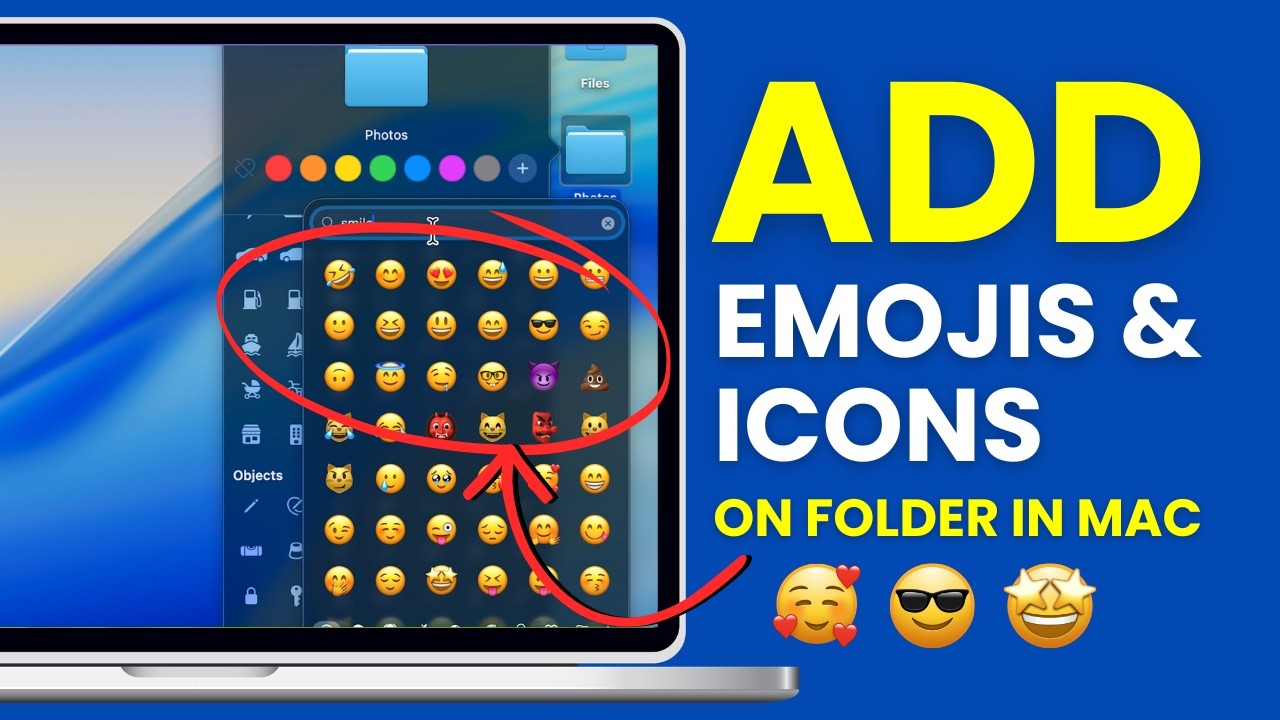 How to Add Emoji or Icons to Folder on Mac