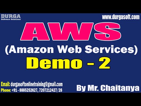 AWS (Amazon Web Services) tutorials || Demo - 2 || by Mr. Chaitanya On 17-06-2025 @8:30AM IST