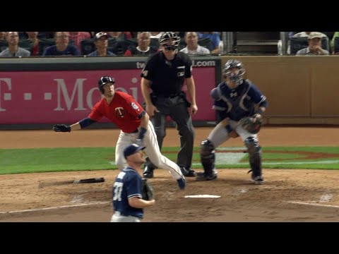 Twins score 16 against the Padres on Sept. 12 2017
