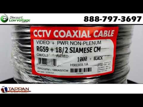 RG59 Siamese coax cable with 18/2 for the power General Purpose