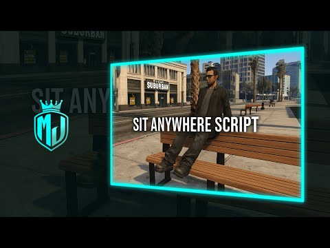 [FREE] 🪑 Sit Anywhere Script | Standalone / ESX / QBCORE | MJ DEVELOPMENT