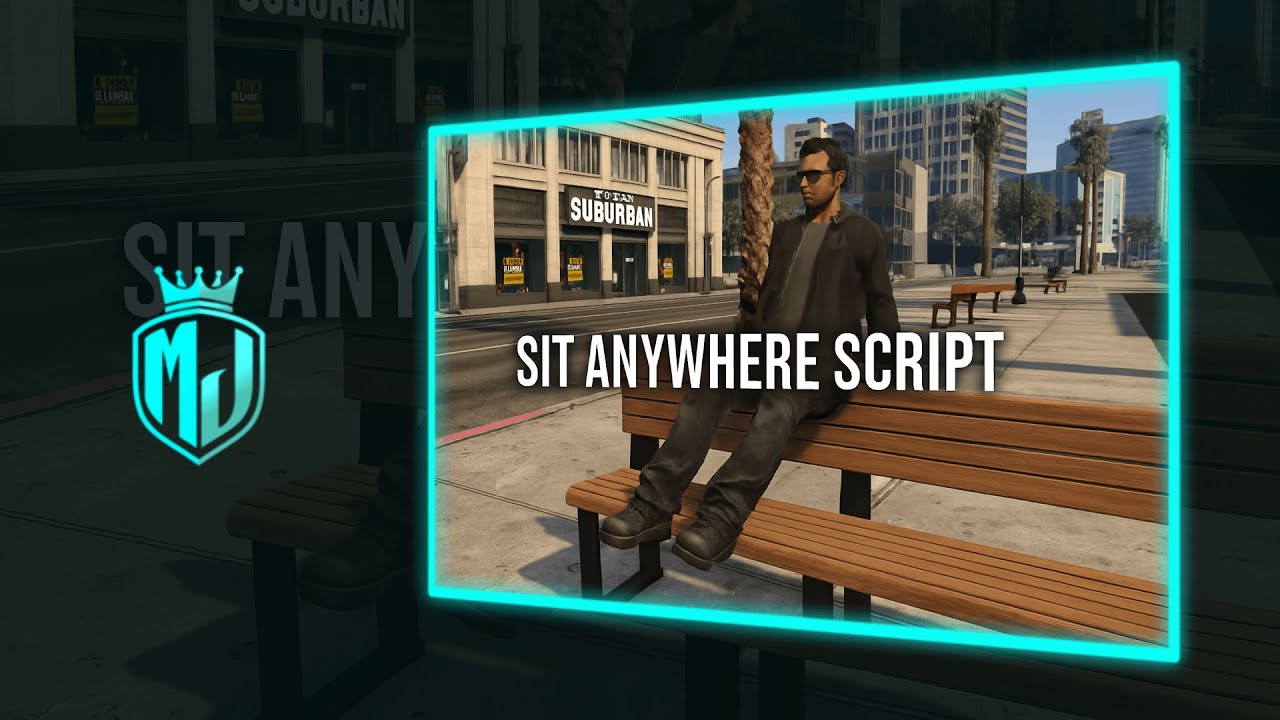 [FREE] 🪑 Sit Anywhere Script | Standalone / ESX / QBCORE | MJ DEVELOPMENT