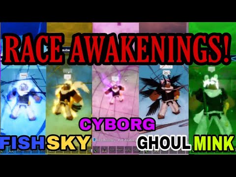 Blox Fruits Admin Shows Race Awakening!!