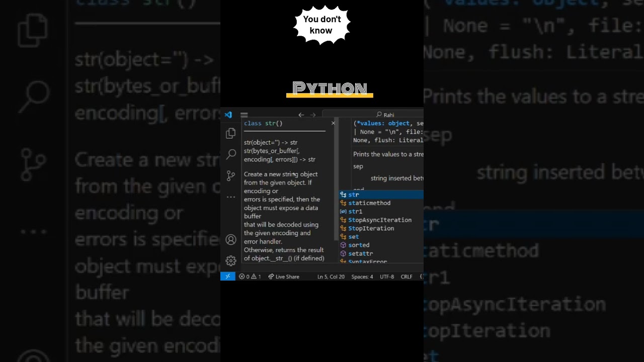 String sa integer nikaal lena| #coding#python#programming#basics#practice#strings#integers#shorts🔥