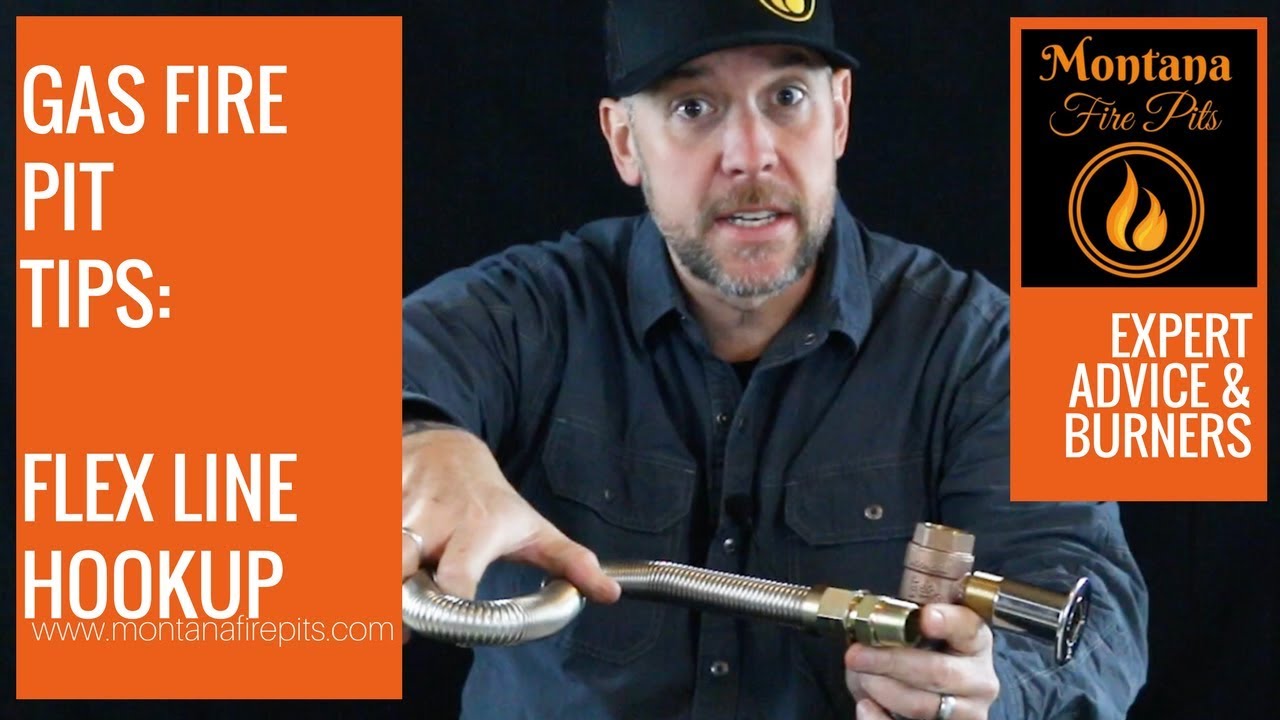 Basic Flex Line Hookup - Installing your Outdoor Gas Fire Pit