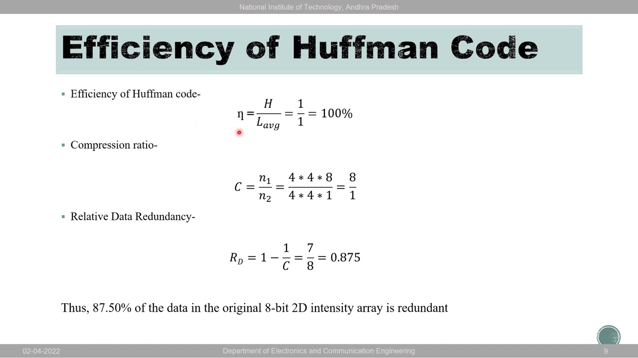 Image Compression using Huffman Coding Technique MATLAB