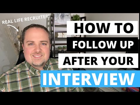 How To Follow Up After An Interview