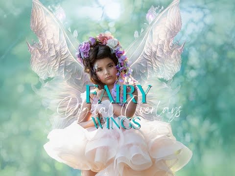How to use use fairy wing overlays to creat fairy photos.