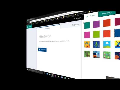 Microsoft Forms - Starting a New Form