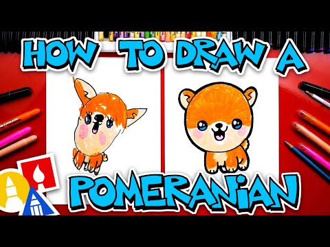 How To Draw A Pomeranian Puppy