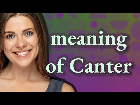 Canter | meaning of Canter