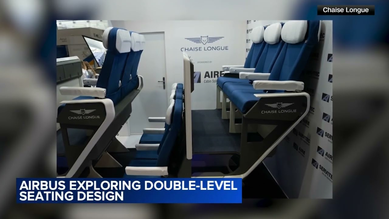 Airbus exploring controversial double-level airplane seat design