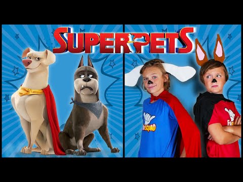 DC Superpets Krypto (Jack) & Ace (Kade) Team Up!