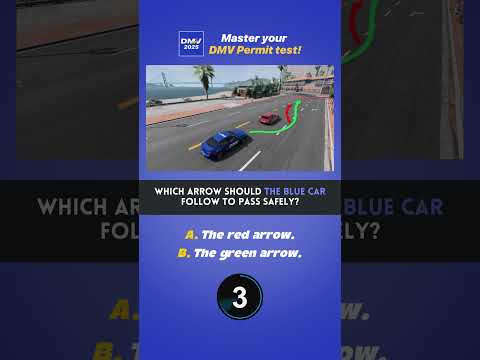 Safely Pass Other Vehicles! #dmvtest #dmvwrittentest #dmvdrivingtest #quiz