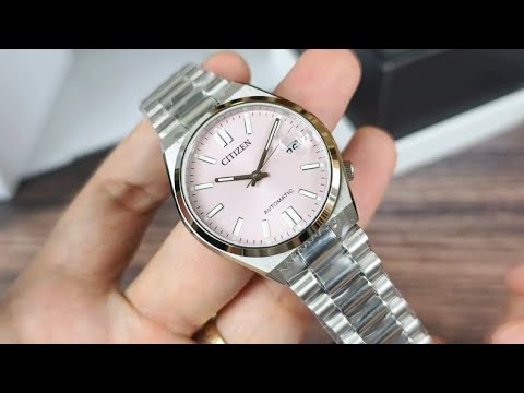 [ Review Chi Tiết ] Citizen NJ0200-50Z Tsuyosa 37mm Hồng Cá Tính | Zalo 096-840-8365