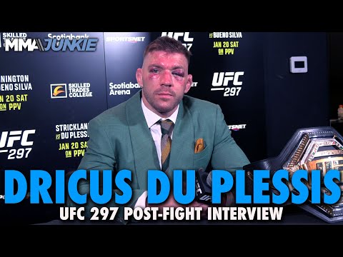 Dricus Du Plessis Disagrees With Dana White's Scoring of UFC 297, Doesn't Rule Out UFC 300 Return