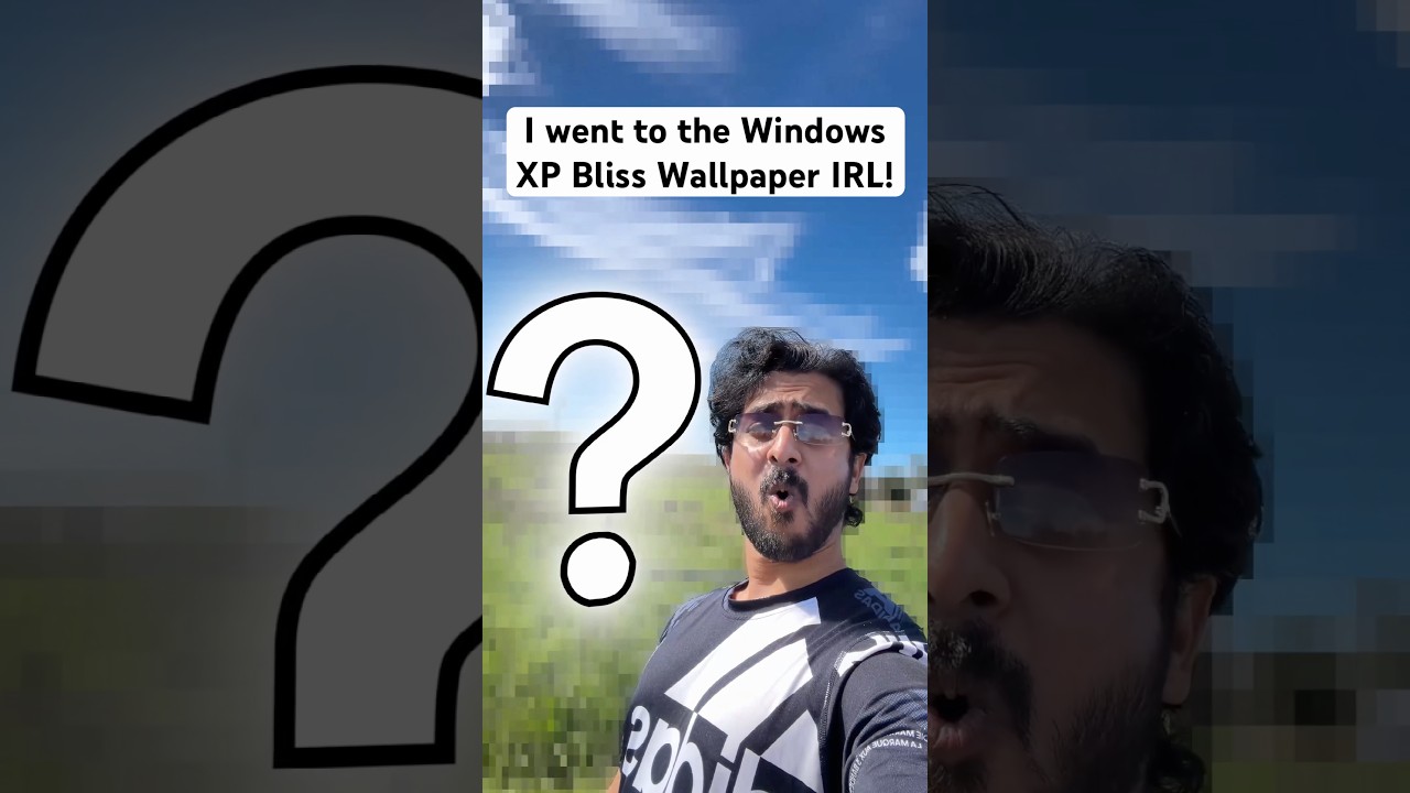 Windows XP Bliss Wallpaper IRL!