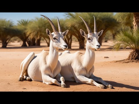 10 Fun Facts About the Addax Nasomaculatus. The Desert Antelope