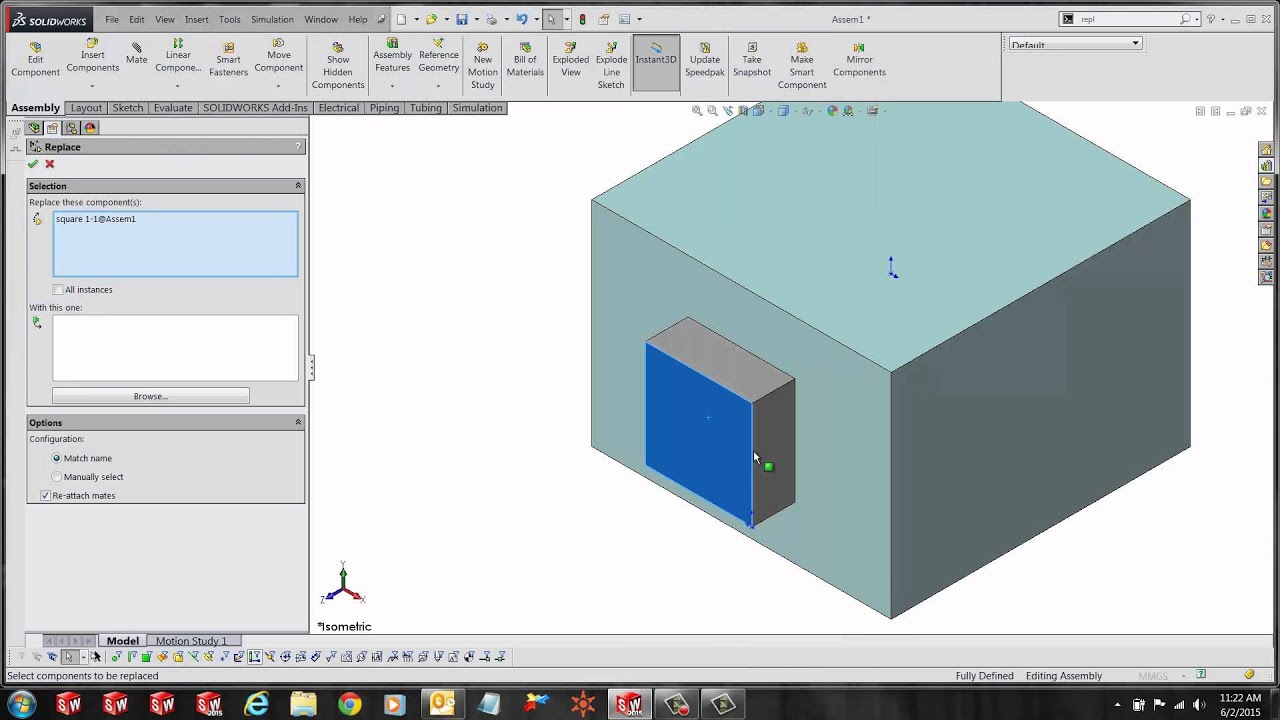 SOLIDWORKS Quick Tip - Replacing Components