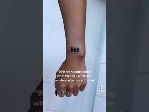 Getting a 999 Tattoo! #shorts #juicewrld #999