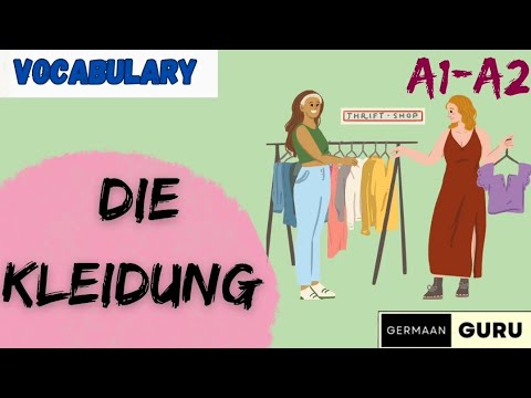 Die Kleidung | Wortschatz