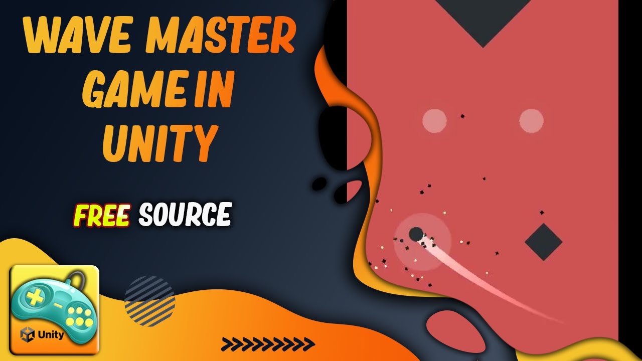 wave master game clone in Unity2D | Unity Tutorial - Free source Code