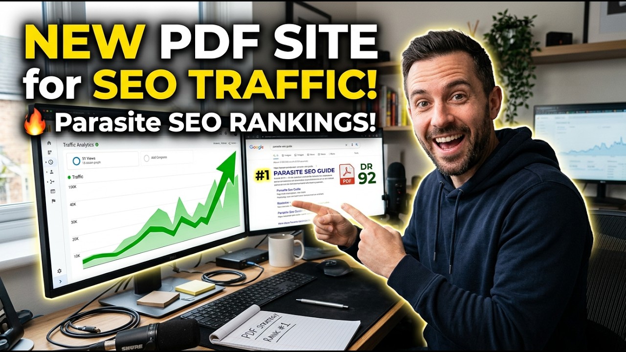 New PDF Site for SEO Traffic (Parasite SEO Rankings FAST!)