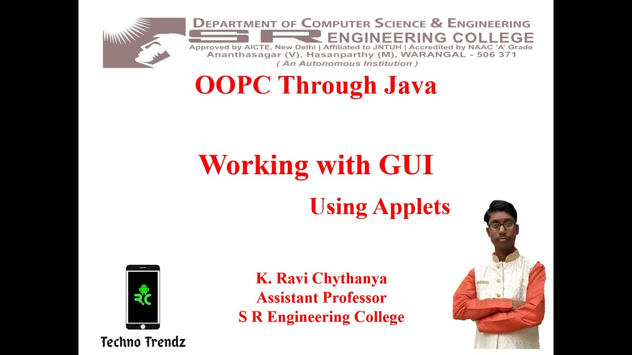 Working with GUI using Java Applets - Part 1