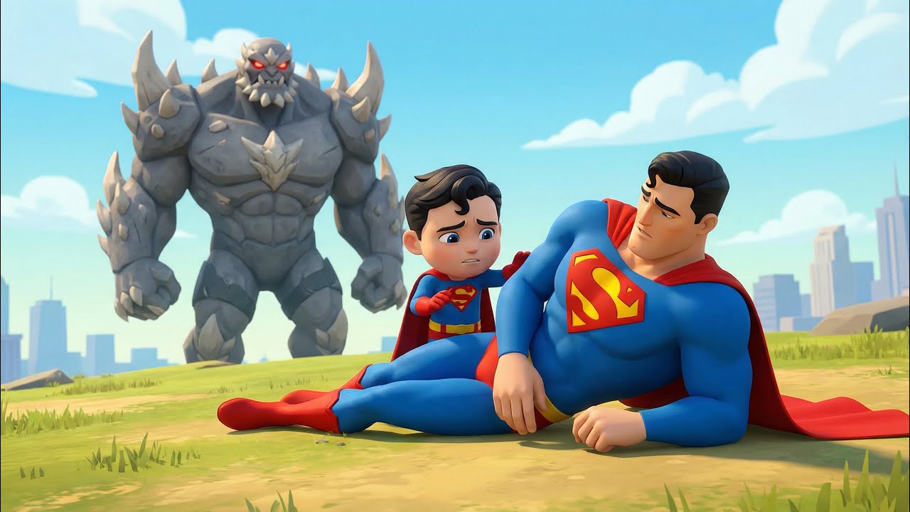 Unexpected Team-Up: Superman’s Sad Defeat by Doomsday | AI Short Film | Heroes Showdown