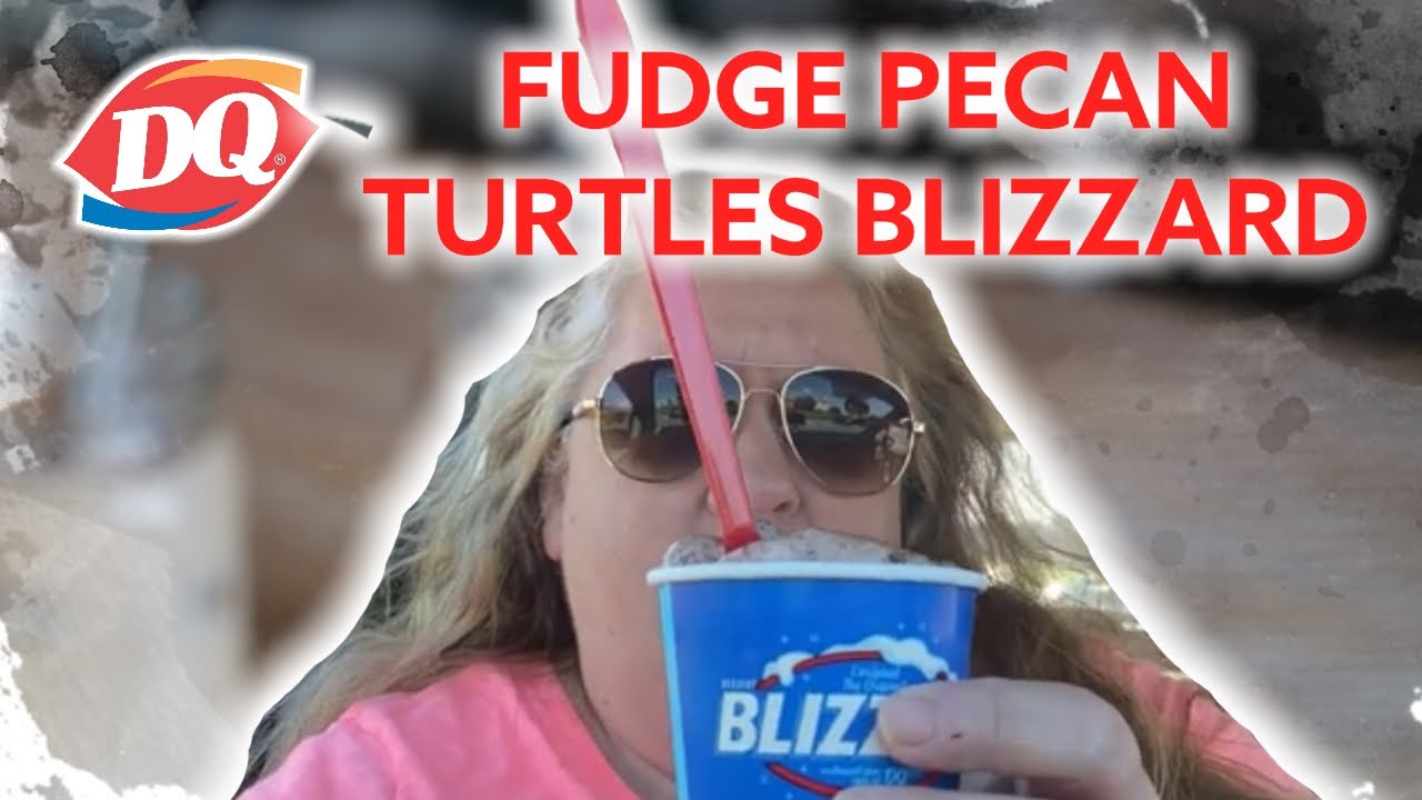 NEW!! Dairy Queen Fudge Pecan Turtles Blizzard