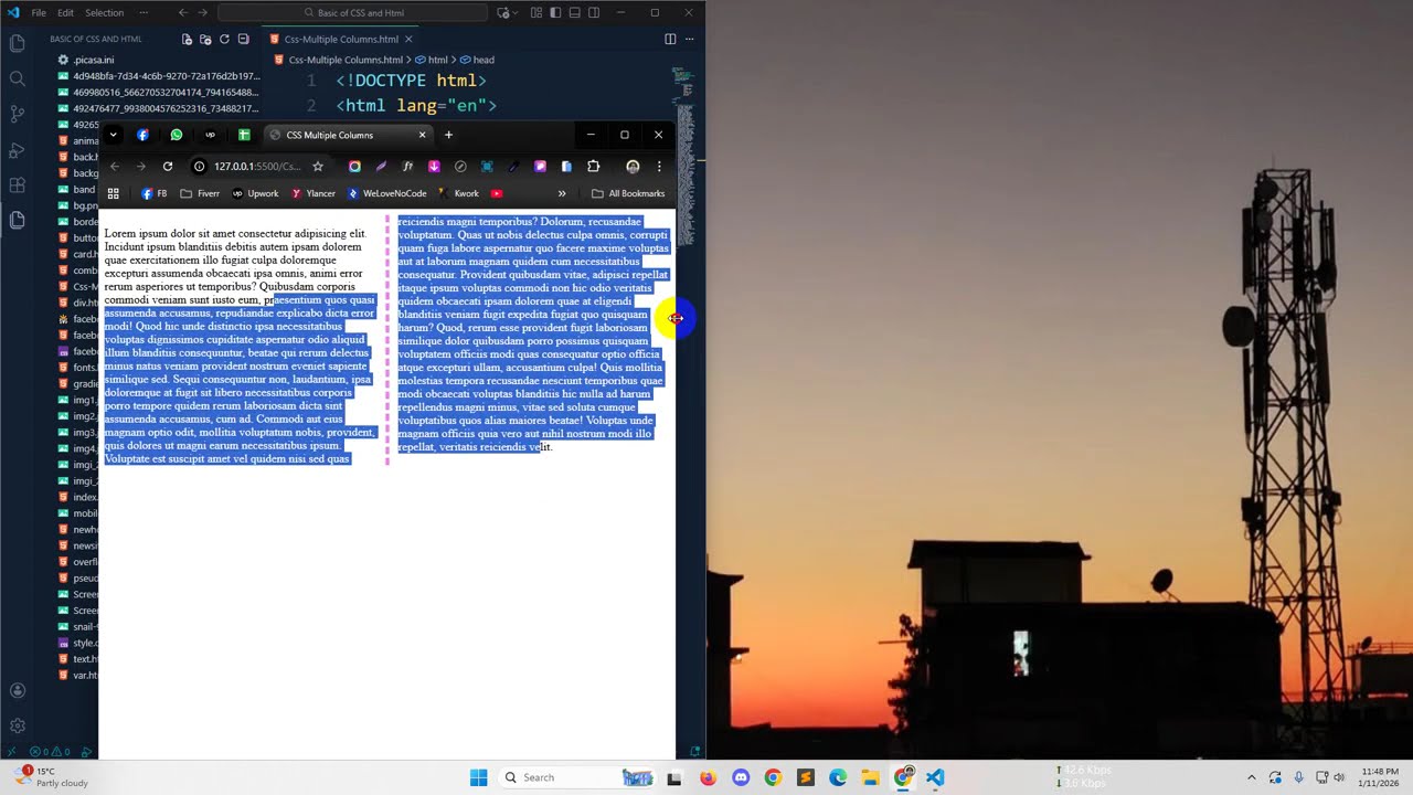 👉 CSS Multiple Columns Tutorial | Multi Column Layout in CSS Explained