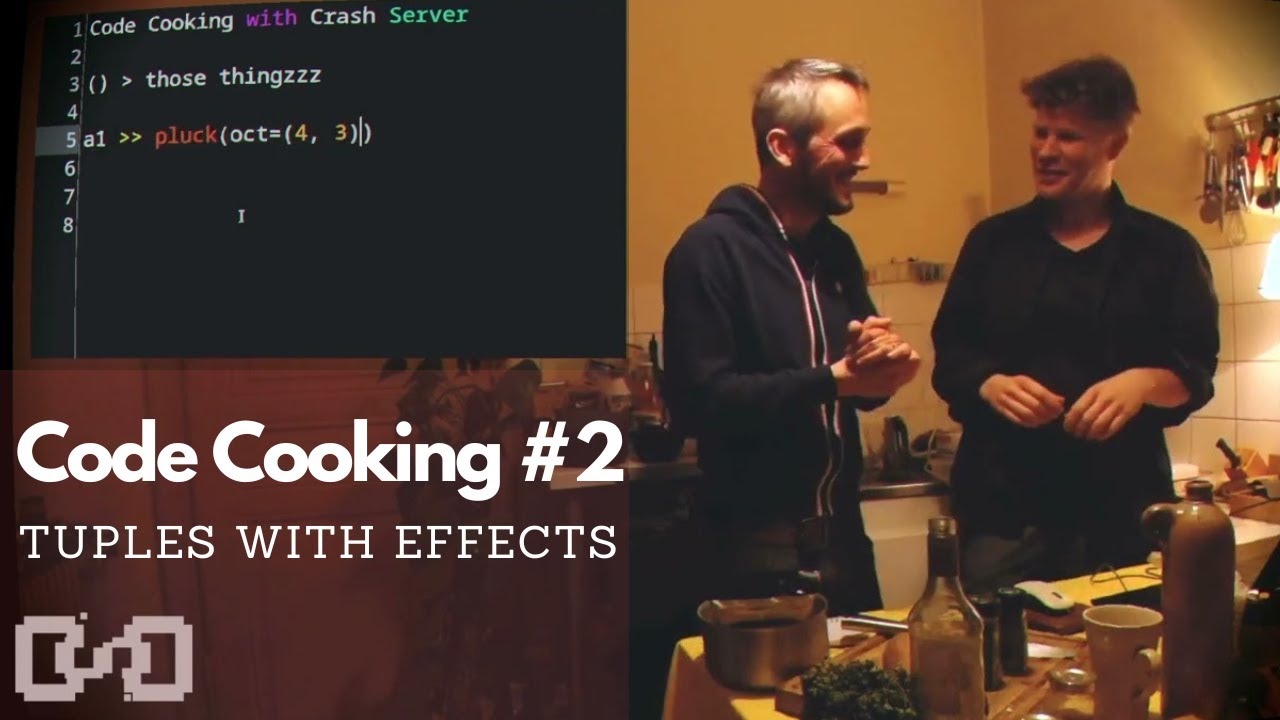Code Cooking with CrashServer #2 - A FoxDot live coding tutorial: Tuples with effects.