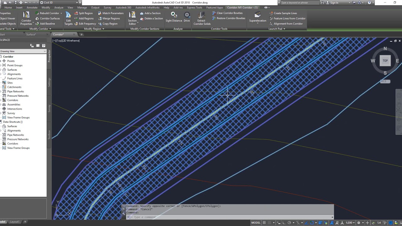 Civil3D Corridor Code Set Style
