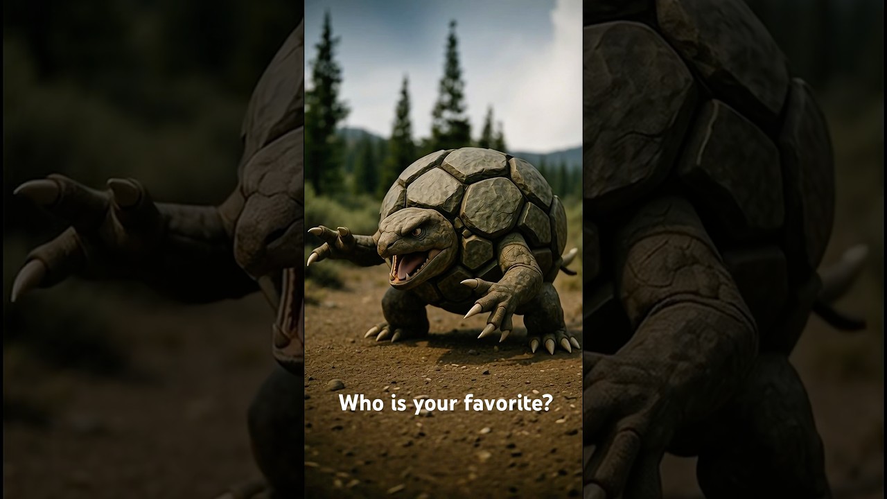 Real Life Pokémon: Geodude, Graveler & Golem Brought to Life! (Hyper Realistic 3D Animation)