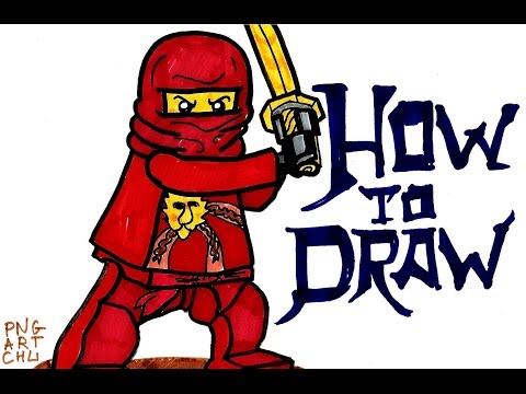 How to Draw Kai, Lego Ninjago