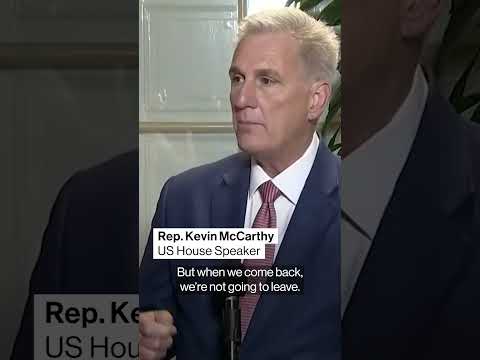 McCarthy: 'Nobody Wins in a Government Shutdown'