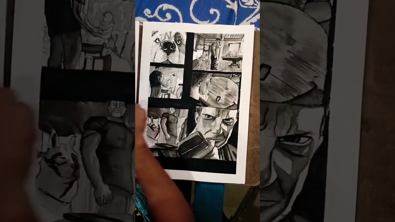 Comic practice session #comics #storyboard #art  #artist #viral #trending #shorts #rcstudio23